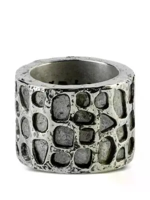 PARTS OF FOUR Sistema Diamond Ring - Silver