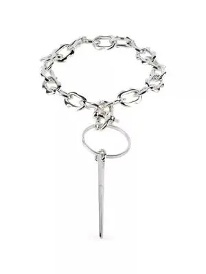 PARTS OF FOUR Chain Totem Necklace - Silver