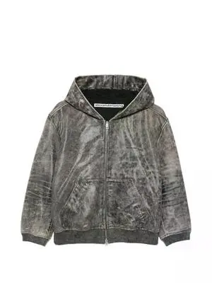 Alexander Wang Hooded Zip-up Jacket - Grey