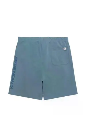 AAPE BY *A BATHING APE Logo Shorts - Blue