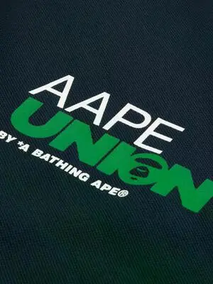 AAPE BY *A BATHING APE Logo Polo Shirt - Black