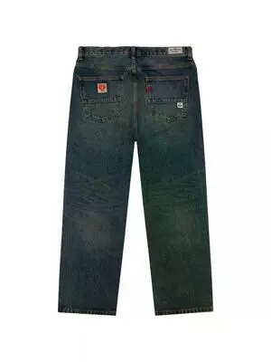 AAPE BY *A BATHING APE Distressed Trousers - Blue