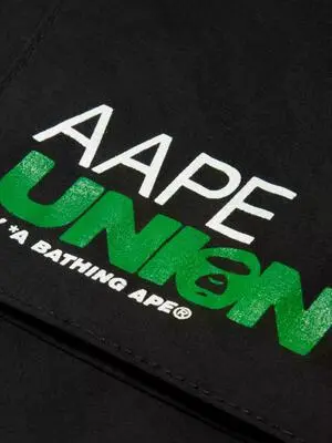 AAPE BY *A BATHING APE Logo Cargo Trousers