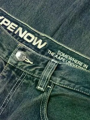 AAPE BY *A BATHING APE Logo Patch Trousers