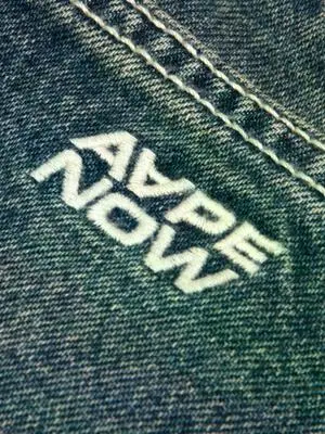 AAPE BY *A BATHING APE Logo Patch Trousers