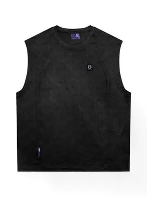 AAPE BY *A BATHING APE Tonal Stitching Vest - Black