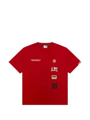 AAPE BY *A BATHING APE Logo-detailing T-shirt - Red