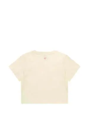 AAPE BY *A BATHING APE Printed Cropped T-shirt - Neutrals