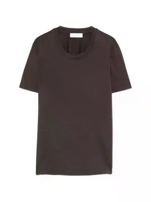 ROBERTO COLLINA Crew-neck T-shirt - Brown