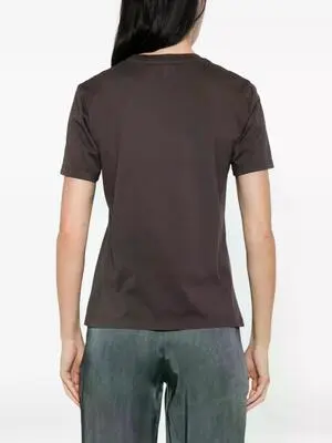 ROBERTO COLLINA Crew-neck T-shirt - Brown