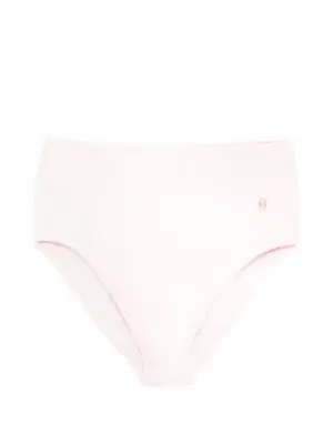 From Future Ribbed Knit Shorts - Pink