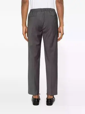 BRIGLIA 1949 Drawstring Pleated Trousers - Grey