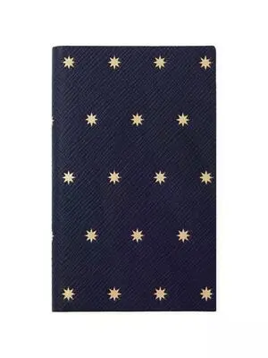 Smythson Stars Panama Notebook - Blue