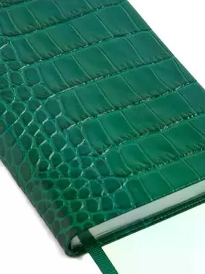 Smythson Panama Mara Notebook - Green