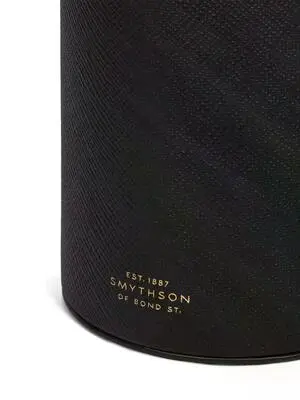 Smythson Panama Drawstring Wine Bag