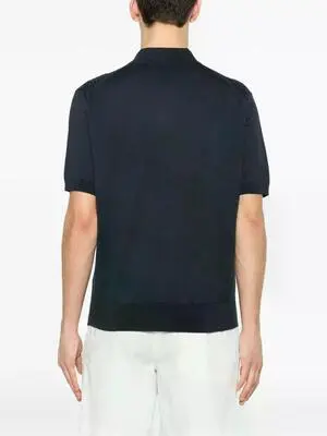 Canali Textured Polo Shirt