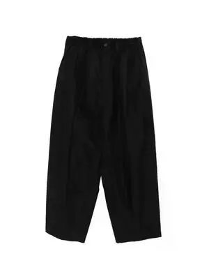 Comme Des Garçons Elasticated-waistband Trousers - Black