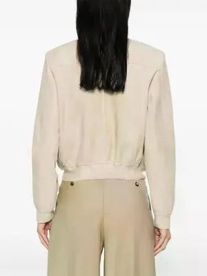 SALVATORE SANTORO Flap-pocket Buttoned Bomber Jacket - Neutrals
