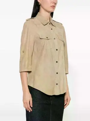 SALVATORE SANTORO Buttoned Jacket With Chest Pockets