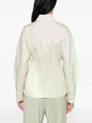 Max Mara Drawstring-waist Shirt - Neutrals