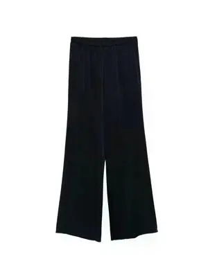 Antonelli Firenze Elasticated-waistband Palazzo Pants - Blue