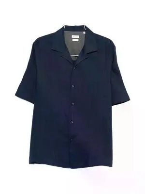 Brunello Cucinelli Buttoned Short-sleeve Shirt - Blue