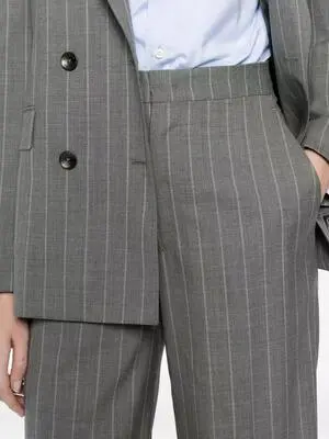 Tagliatore Pinstripe Double-breasted Suit - Grey
