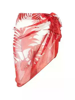 MARYAN MEHLHORN Floral-print Sarong - Neutrals