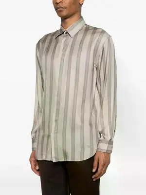 Emporio Armani Striped Shirt - Neutrals