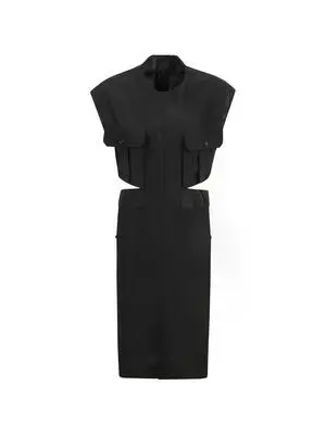 Saint Laurent Round Neck Cocktail Dresses