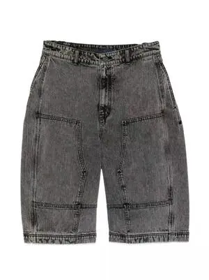 JUUN.J Double-panel Denim Shorts - Black