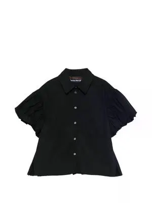 COLLECTION PRIVEE? Ruffled-sleeve Shirt