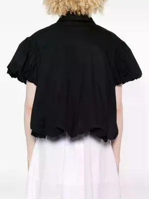 COLLECTION PRIVEE? Ruffled-sleeve Shirt