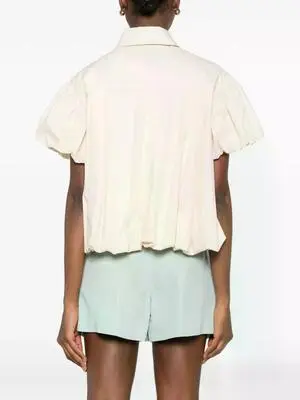 COLLECTION PRIVEE? Ruched-sleeve Shirt