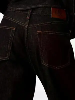 Calvin Klein Topstitched Trousers - Blue