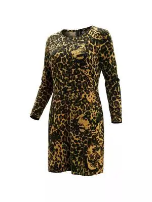 Saint Laurent 1993-1994 Animal-print Mini Dress
