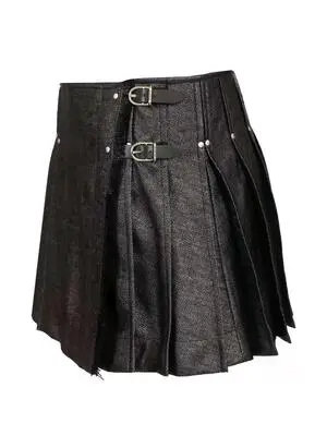 DURAZZI MILANO Studded Buckle Kilt