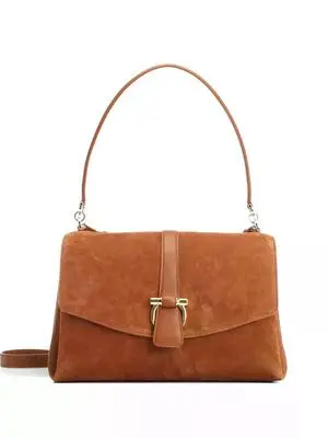 FERRAGAMO Flap Shoulder Bag - Brown