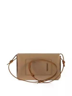 ZANELLATO Small Lettera Leather Crossbody Bag - Neutrals