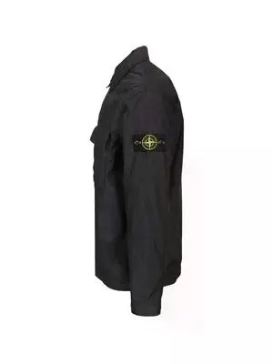Stone Island Patch-pocket Overshirt - Black