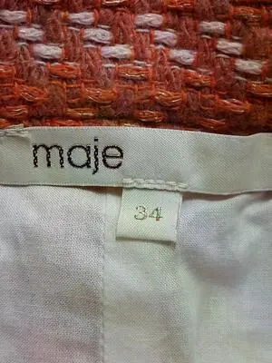 Maje Button-front A-line Mini Skirt