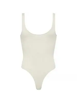 L'Agence Nica Ribbed Bodysuit - Neutrals
