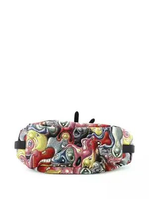 Dior Kenny Scharf Saddle Soft Bag Jacquard Printed Canvas - Multicolour