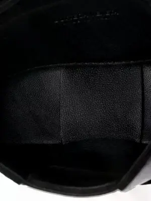 Bottega Veneta Cassette Maxi Intrecciato Leather Crossbody Bag - Black