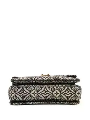 LOUIS VUITTON 2020 Monogram Jacquard Since 1854 Pochette Metis Satchel - Black