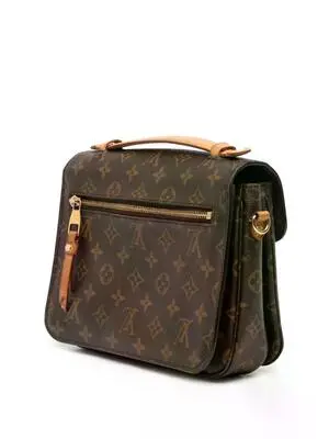 LOUIS VUITTON 2014 Monogram Pochette Metis Satchel - Brown