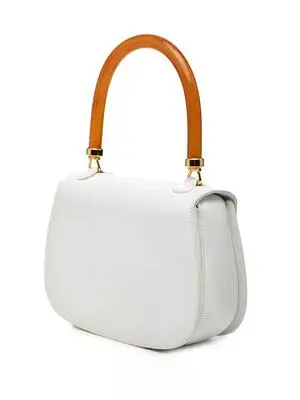 Gucci 20th Century Calfskin Bakelite Night Handbag - White