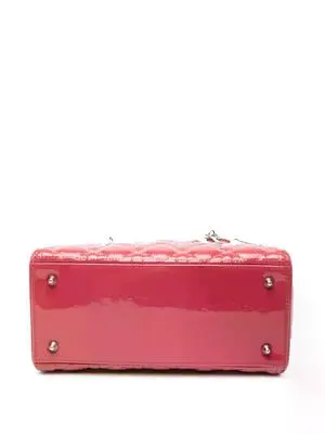Dior 2010 Medium Cannage Lady Satchel - Pink
