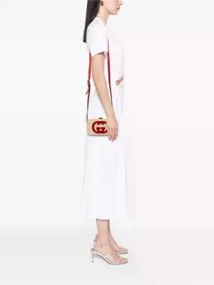 Gucci Leather Interlocking G Crossbody Bag