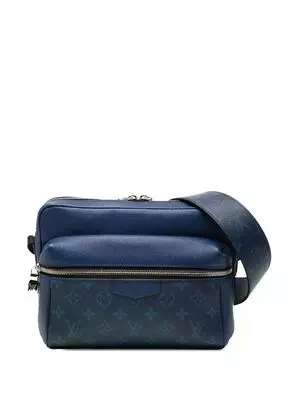 LOUIS VUITTON 2019 Monogram Taigarama Outdoor Messenger Bag - Blue